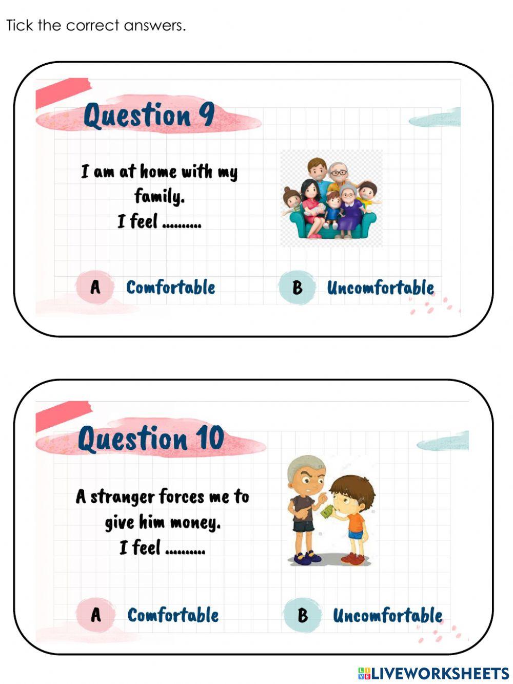 Stranger Safety | Free Interactive Worksheets | 999367