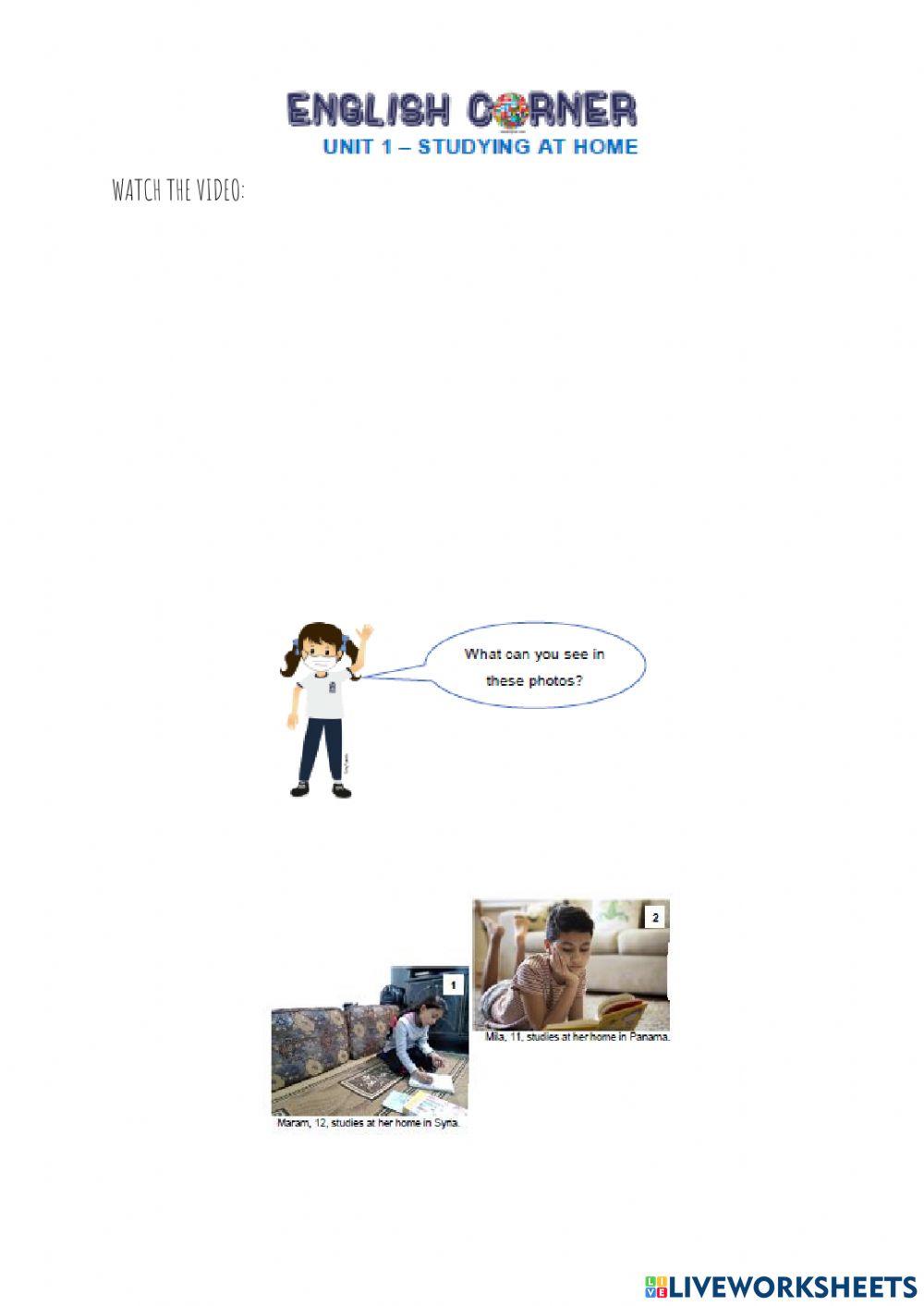 School objects - there is-are worksheet | Live Worksheets