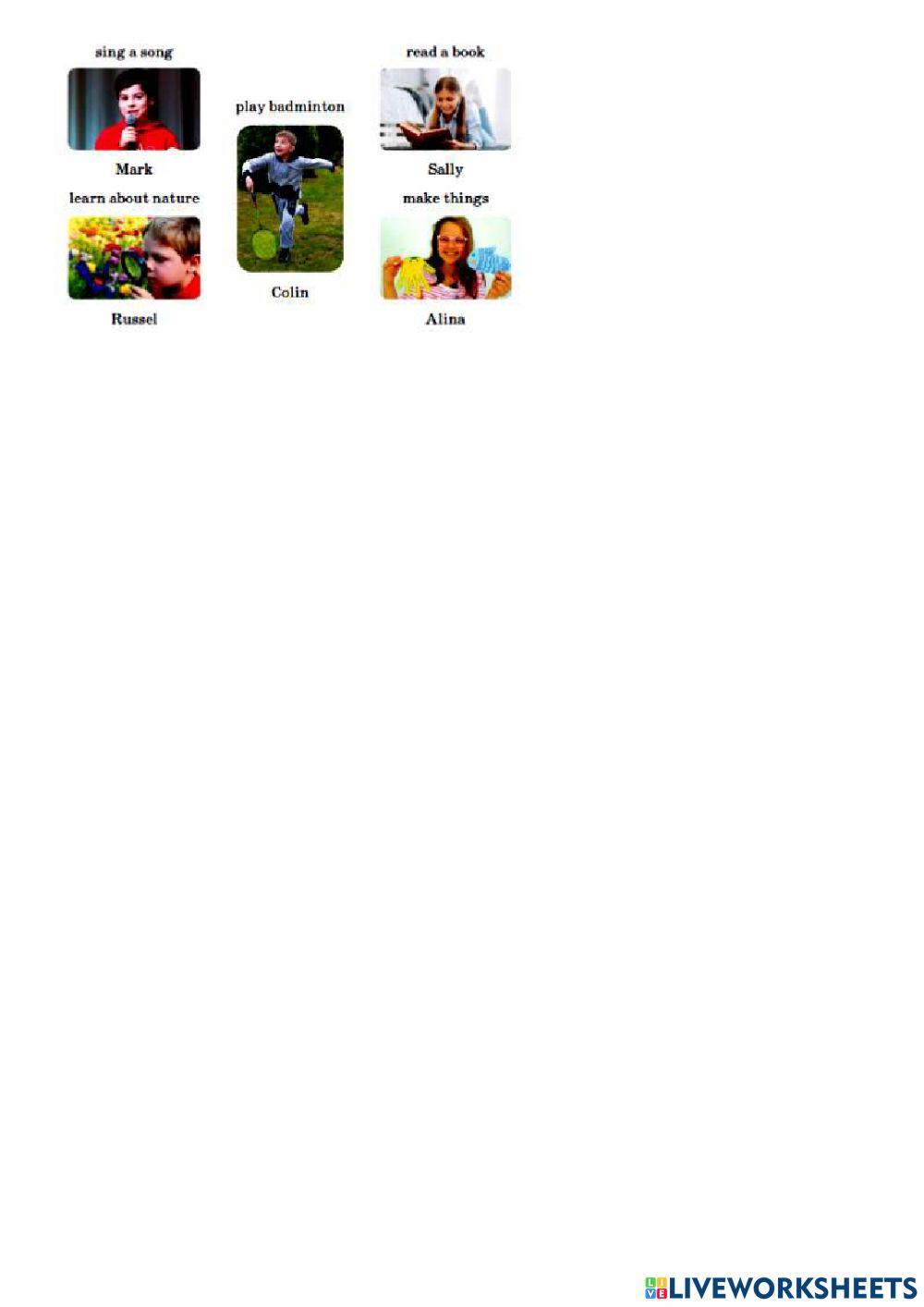 The Present Continuous Tense activity | Live Worksheets