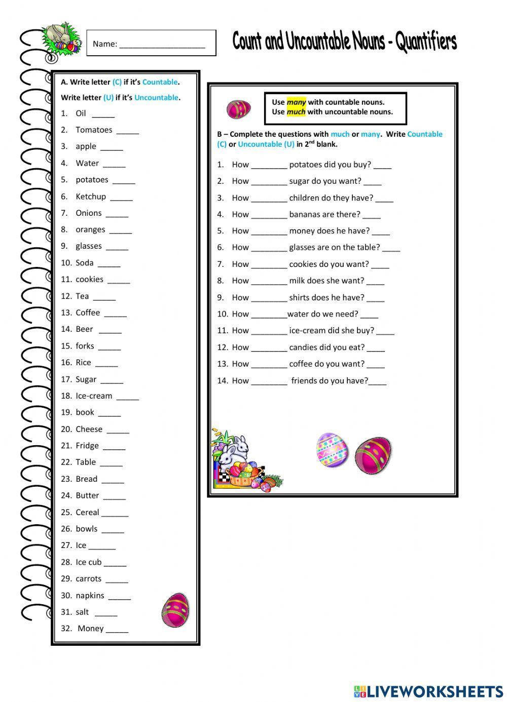 Quantifiers With Countable And Uncountable Nouns – NBKomputer