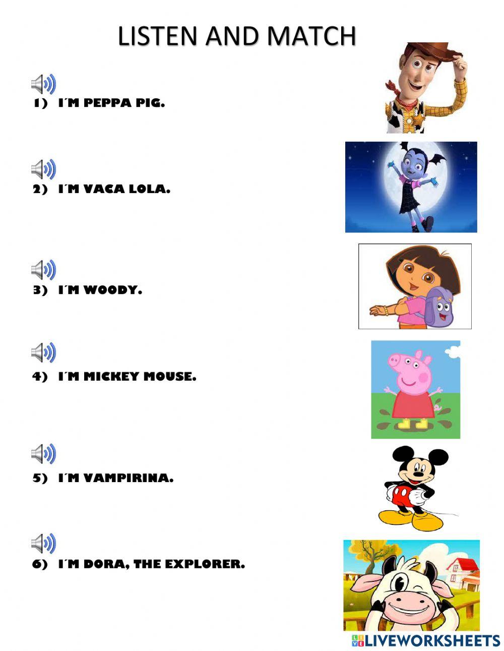 I-m.. worksheet | Live Worksheets