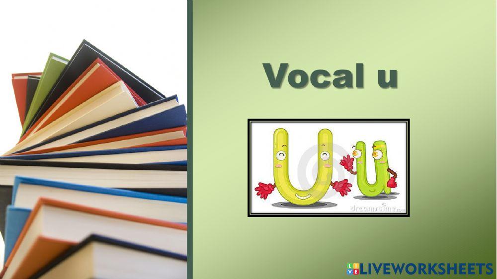 Pdf online activity: Vocal u | Live Worksheets