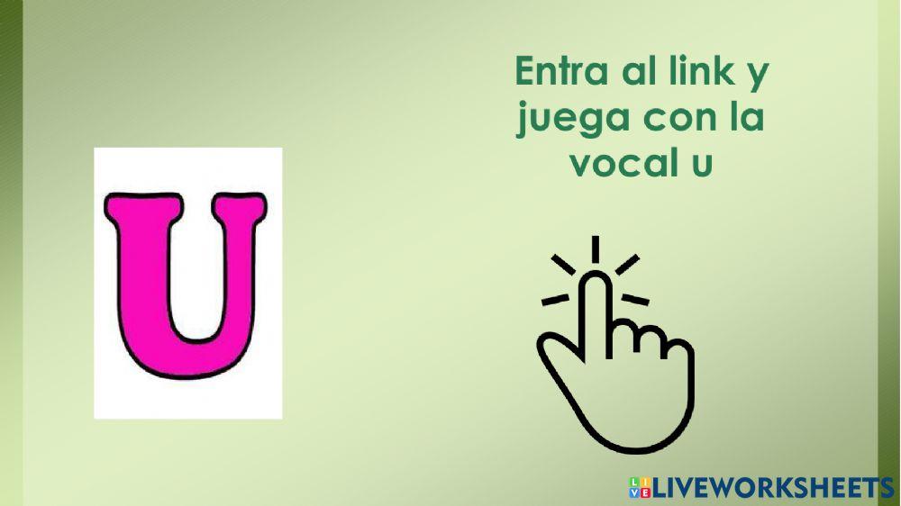 Pdf online activity: Vocal u | Live Worksheets