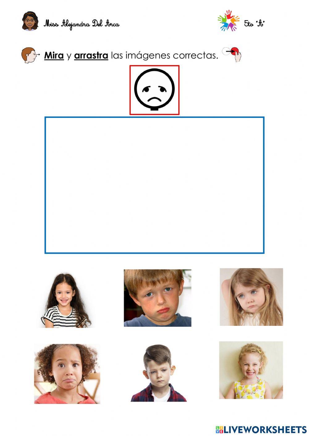 Emociones 3 online exercise for | Live Worksheets