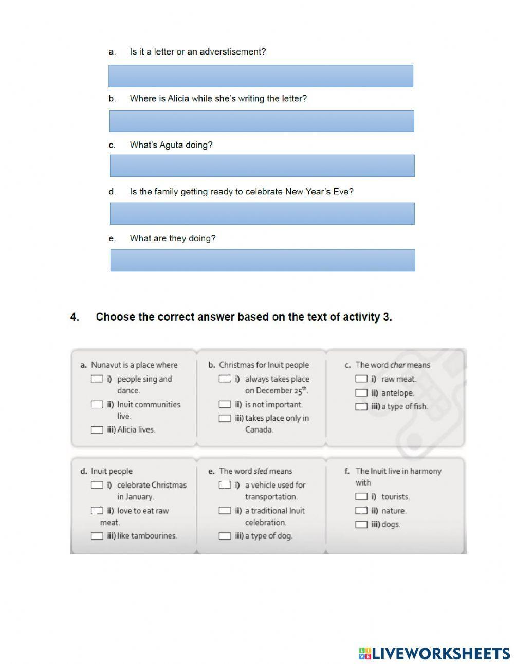 Reading Comprehension online exercise for 9th grade | Live Worksheets