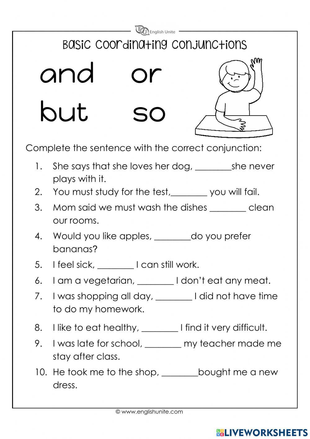 Coordinating Co… | Free Interactive Worksheets | 3021550