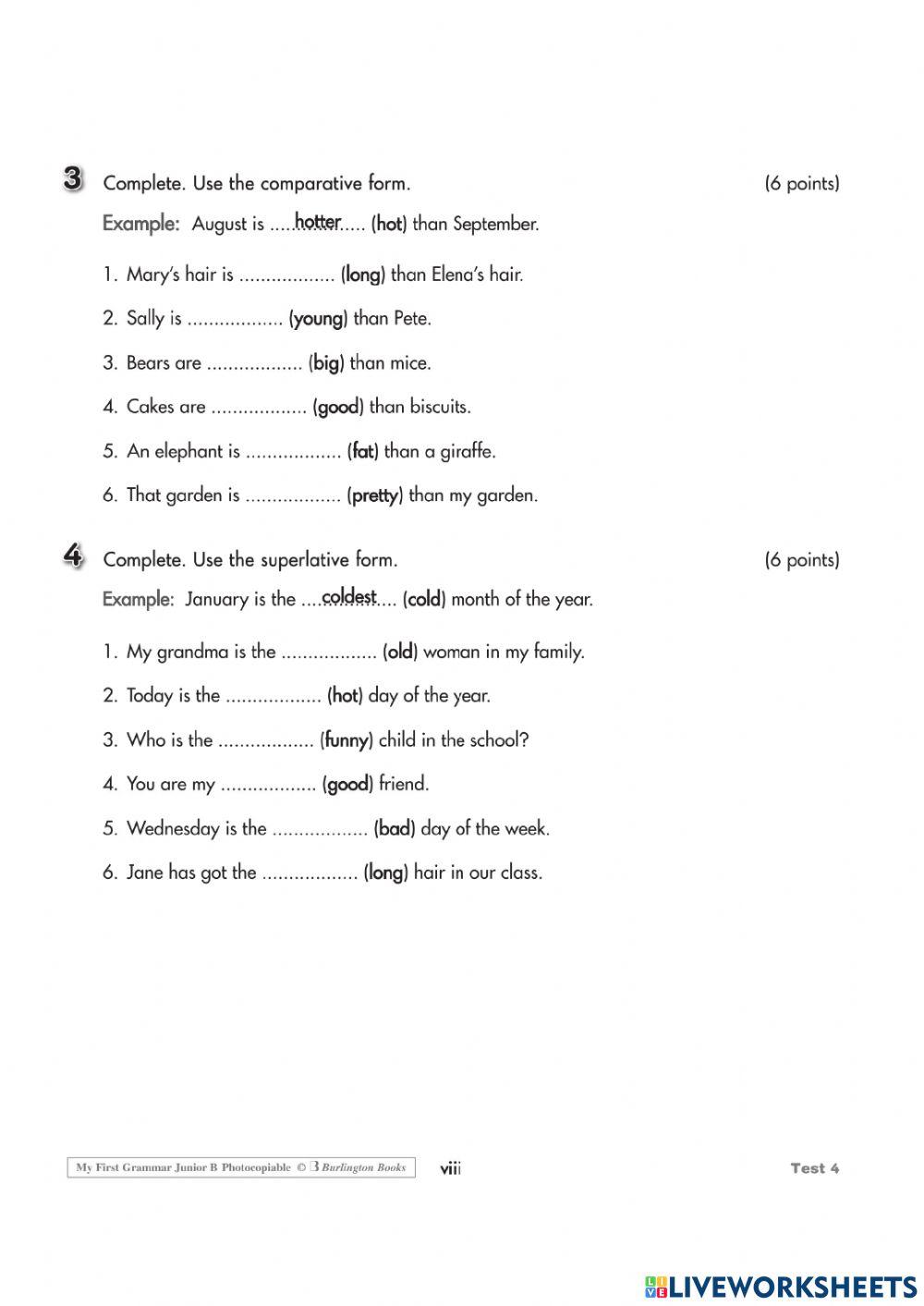 MY FIRST GRAMMA… | Free Interactive Worksheets | 5014138