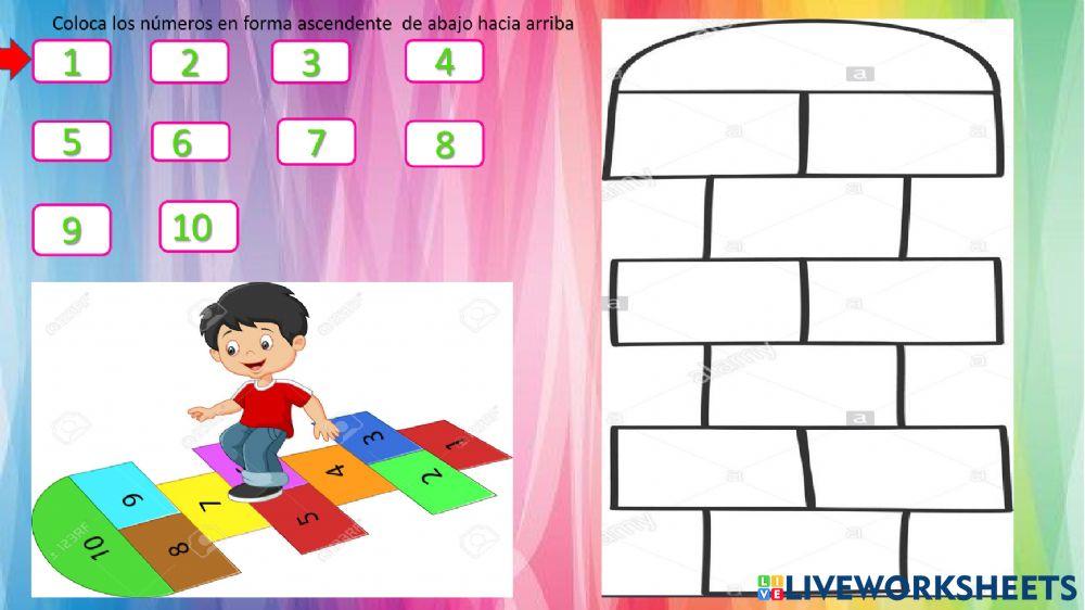 Juego la Rayuela | Free Interactive Worksheets | 1004059