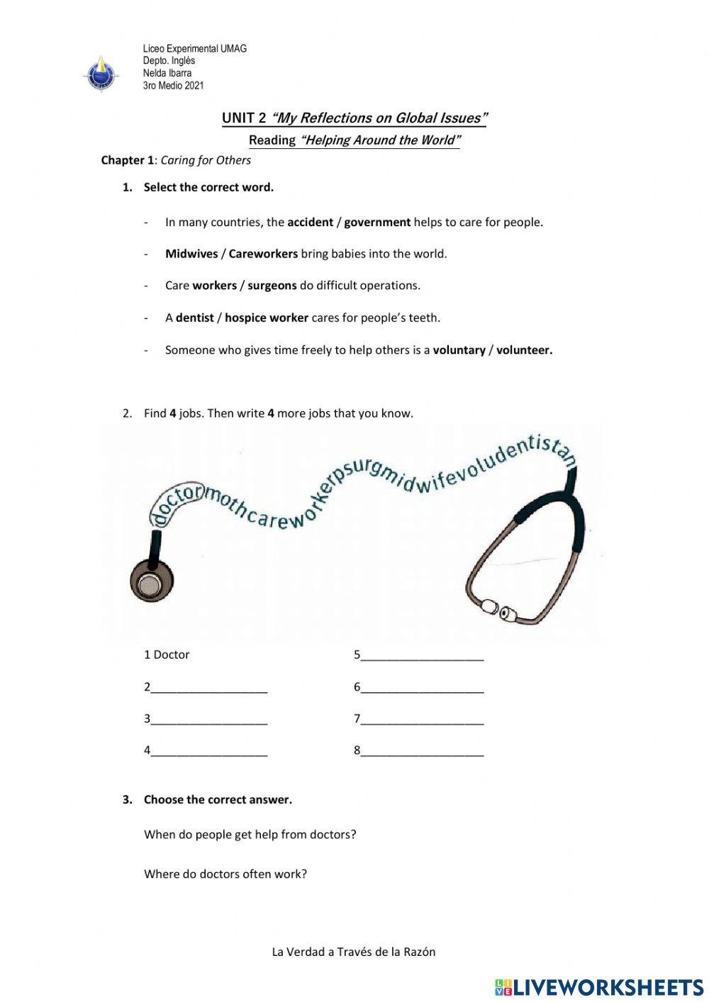 3m 1-2-3 worksheet | Live Worksheets