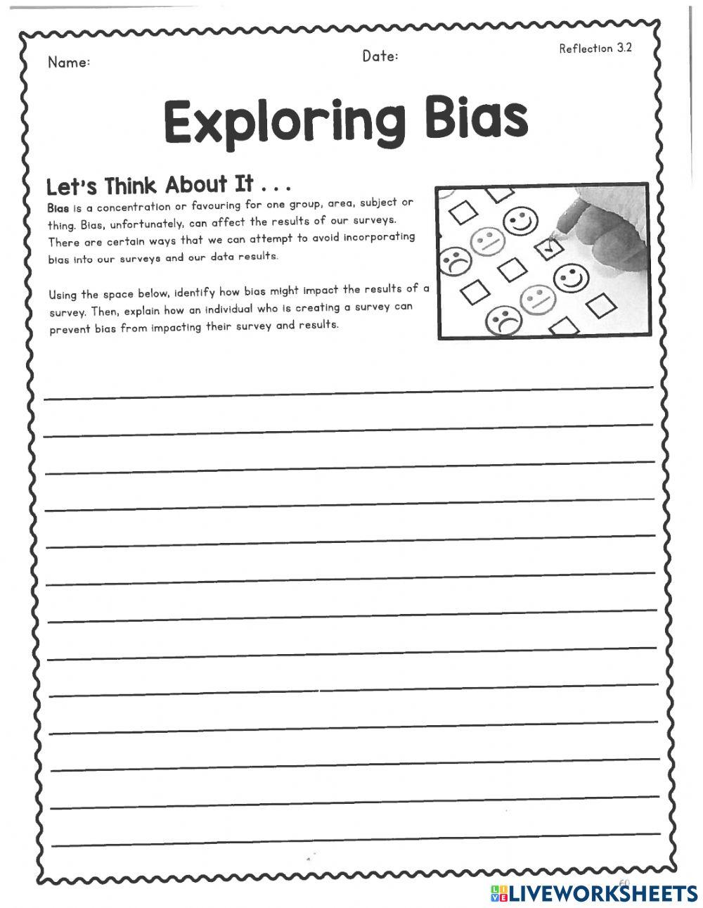 BIas in surveys | Free Interactive Worksheets | 1004835
