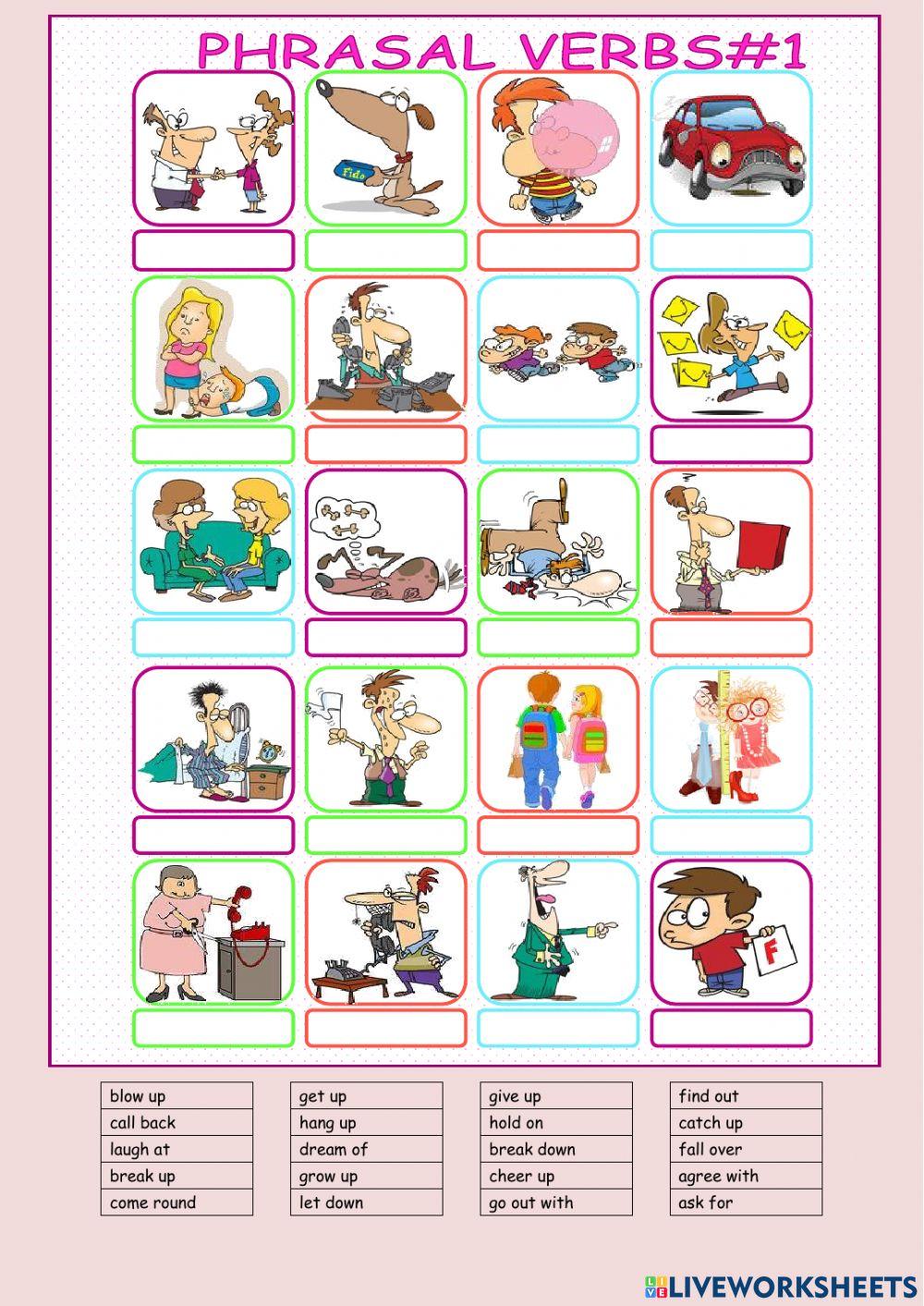 Phrasal Verbs | Free Interactive Worksheets | 5015598