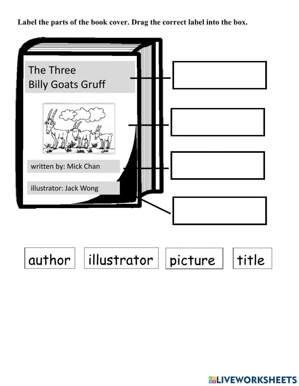 Book cover revi… | Free Interactive Worksheets | 1005214