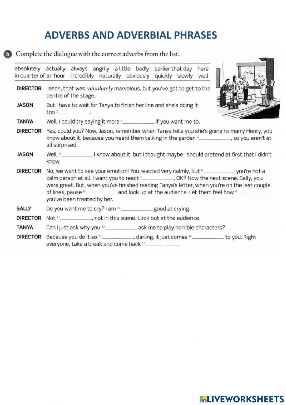 Adverbs Upper-i… | Free Interactive Worksheets | 1005742