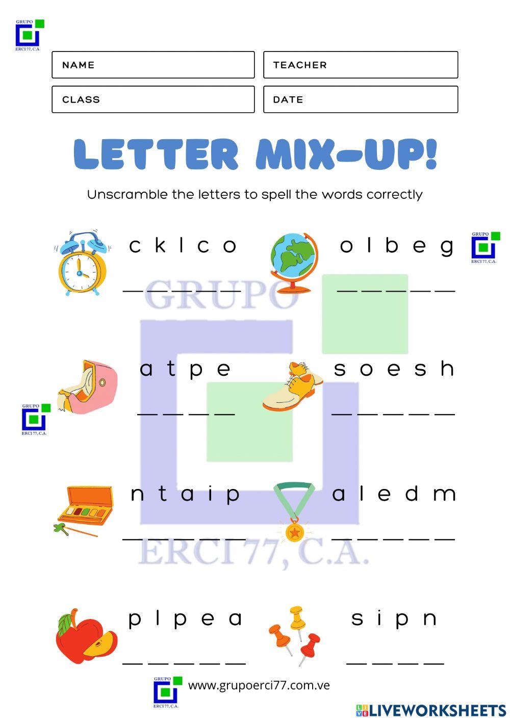 English Word interactive worksheet | Live Worksheets