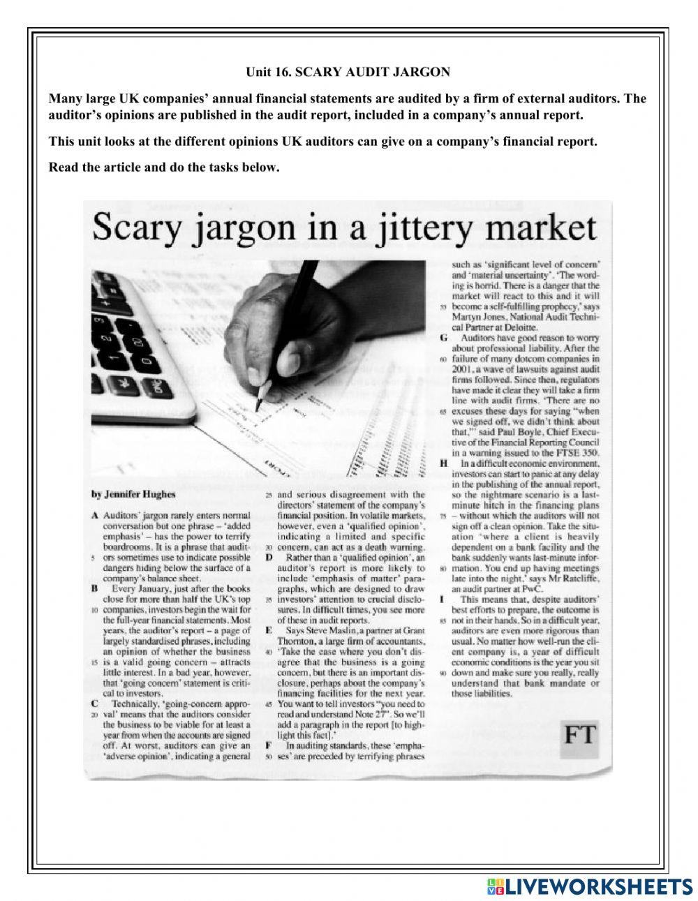 1006000 | Audit jargon | Giedre Dubauskiene