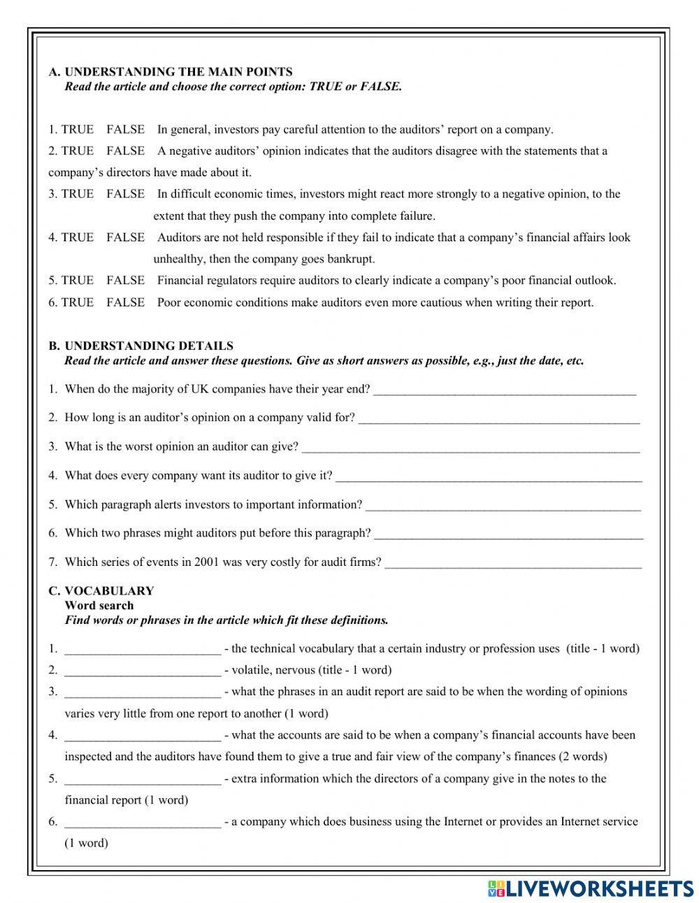 1006000 | Audit jargon | Giedre Dubauskiene