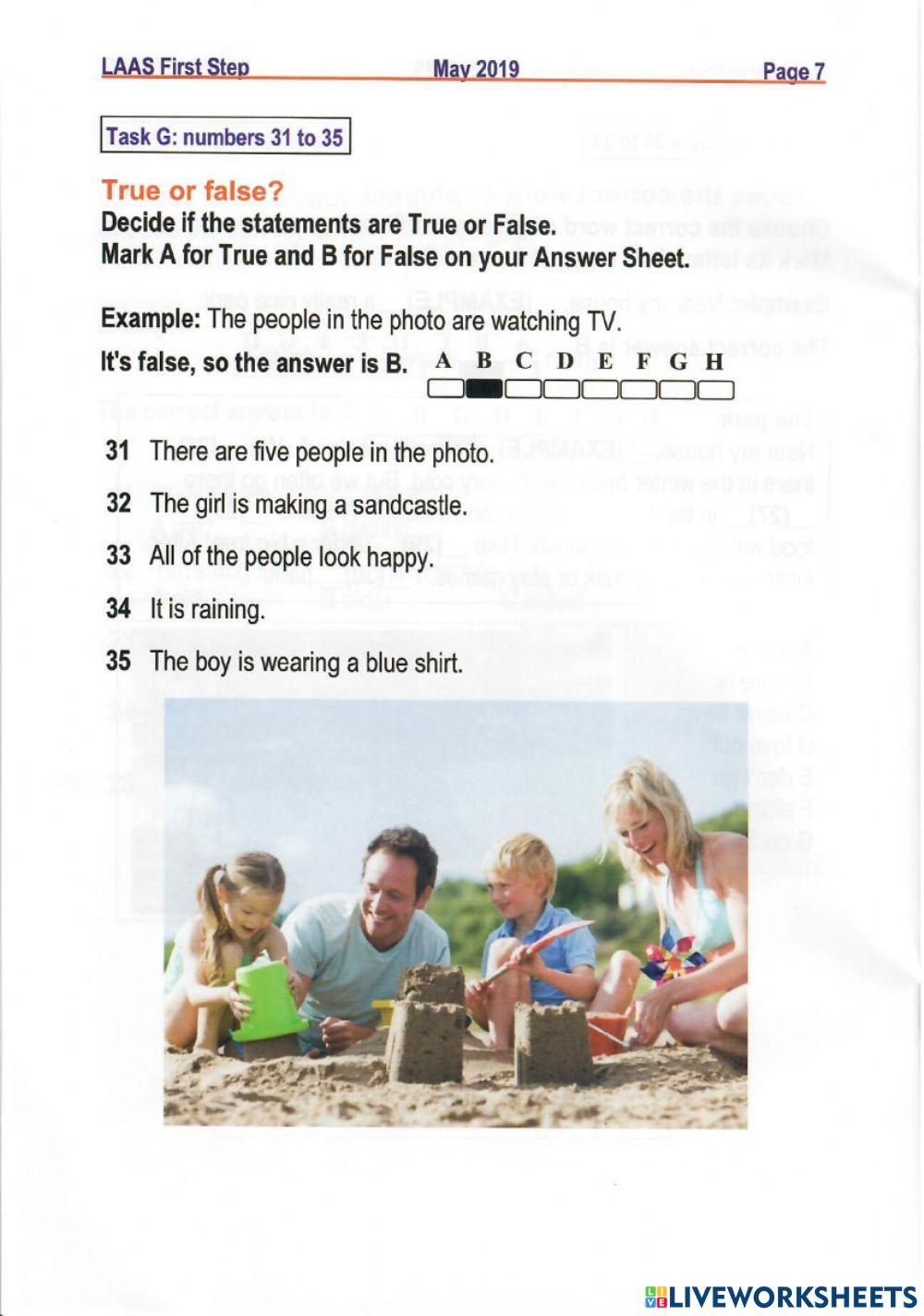 First Step Pals… | Free Interactive Worksheets | 1007271