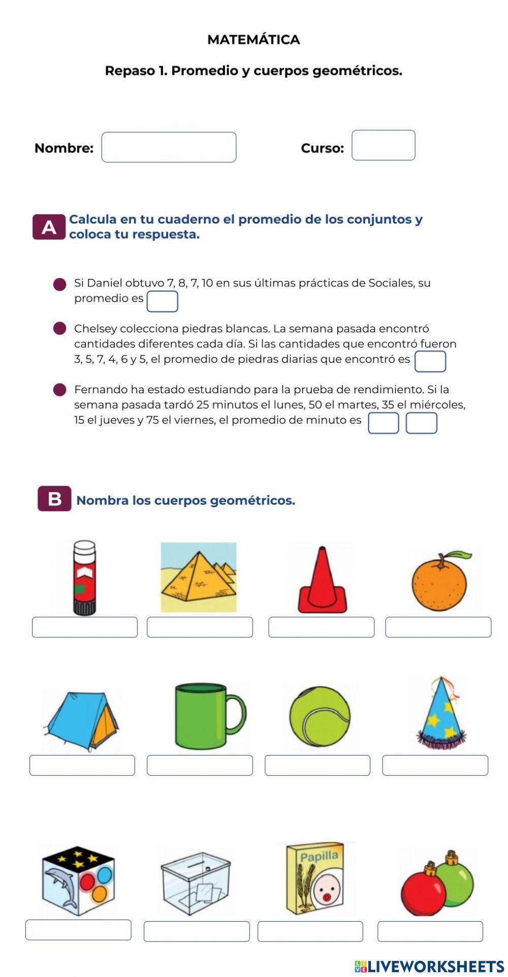 Mat 1 interactive worksheet | Live Worksheets