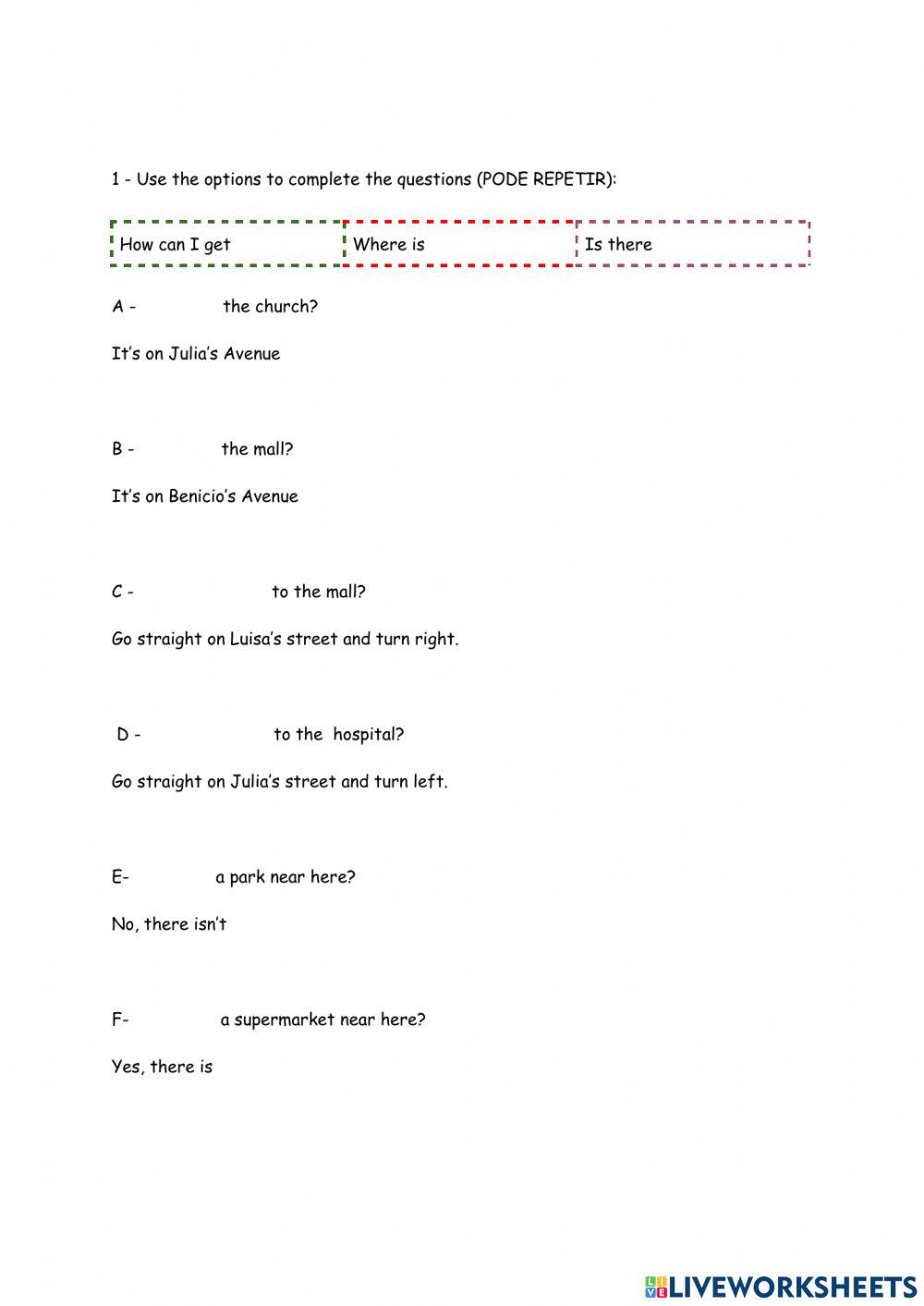 How can I get t… | Free Interactive Worksheets | 1008195