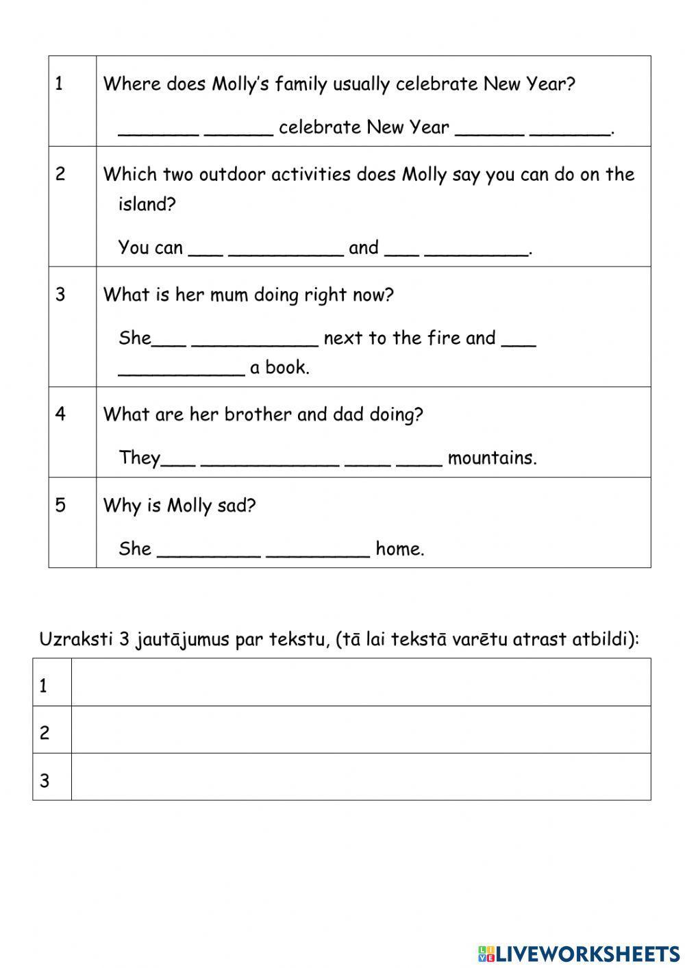 On holiday (A) worksheet | Live Worksheets