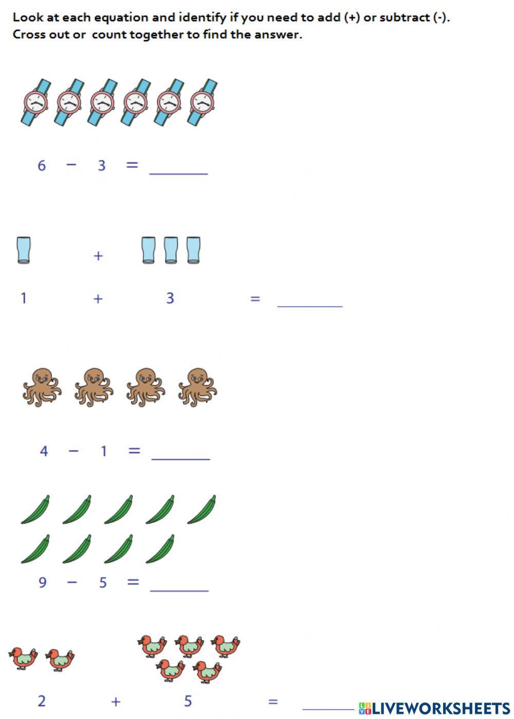 1008410 | Add and subtract with pictures | Erin Connolly