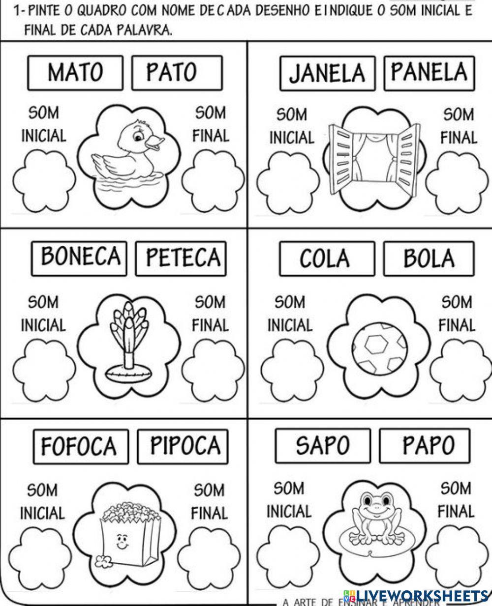 Som Inicial e Som Final 1009416 | Cassandra da Silva