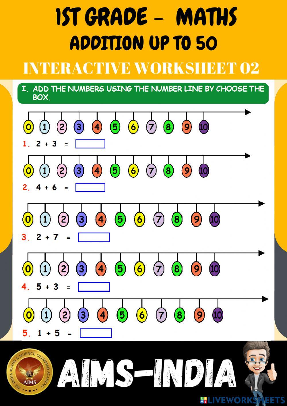 1st-maths-ps02-addition up to 50 1824 | LEE EDUTEK