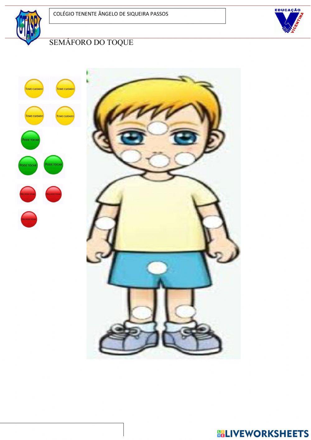 Corpo Humano Worksheet For Elemental Live Worksheets