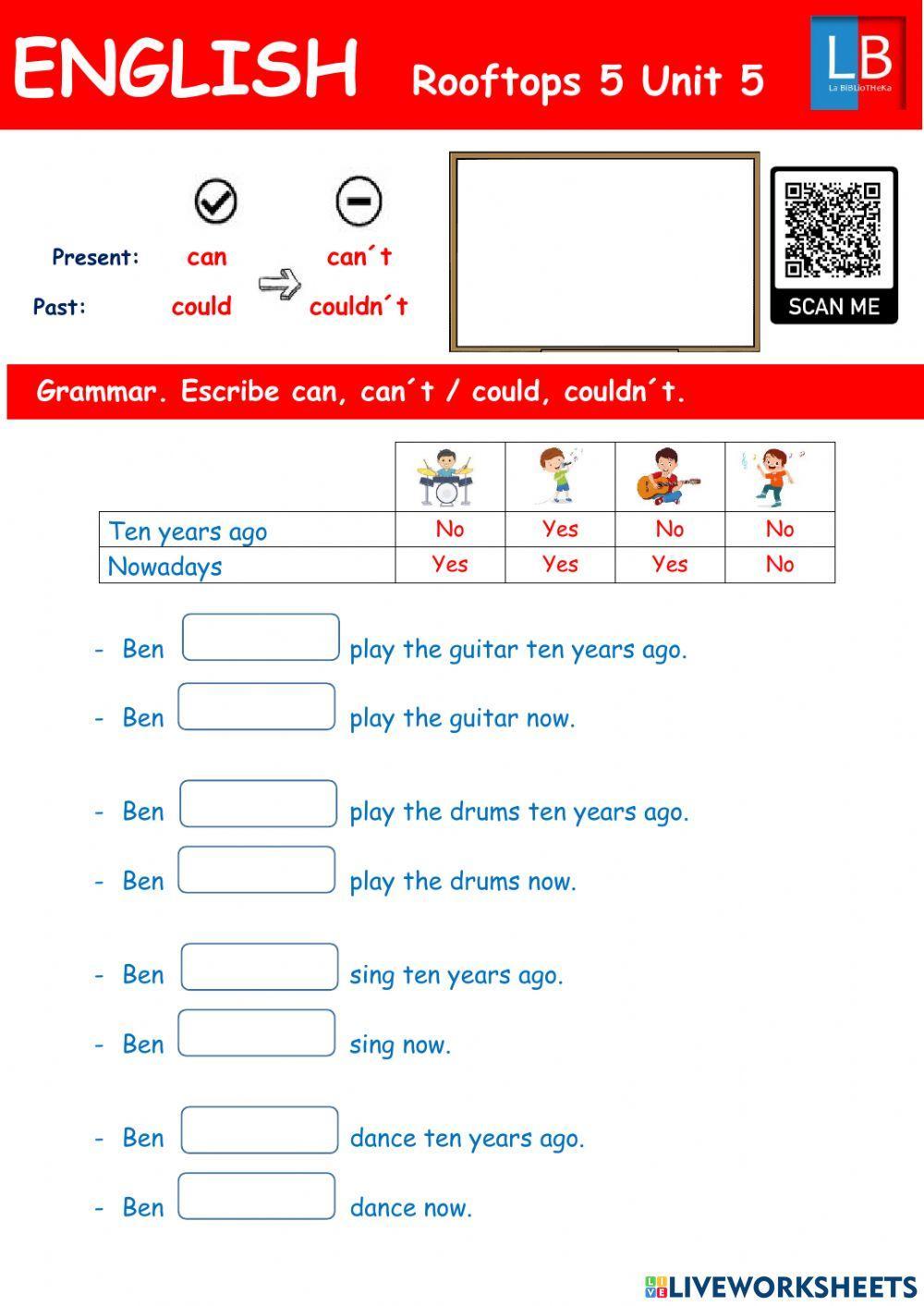 Rooftops 5 unit… | Free Interactive Worksheets | 997957