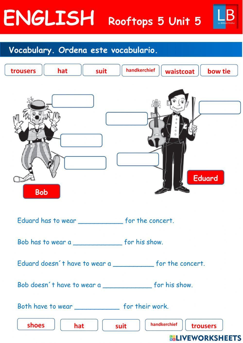 Rooftops 5 unit… | Free Interactive Worksheets | 997957