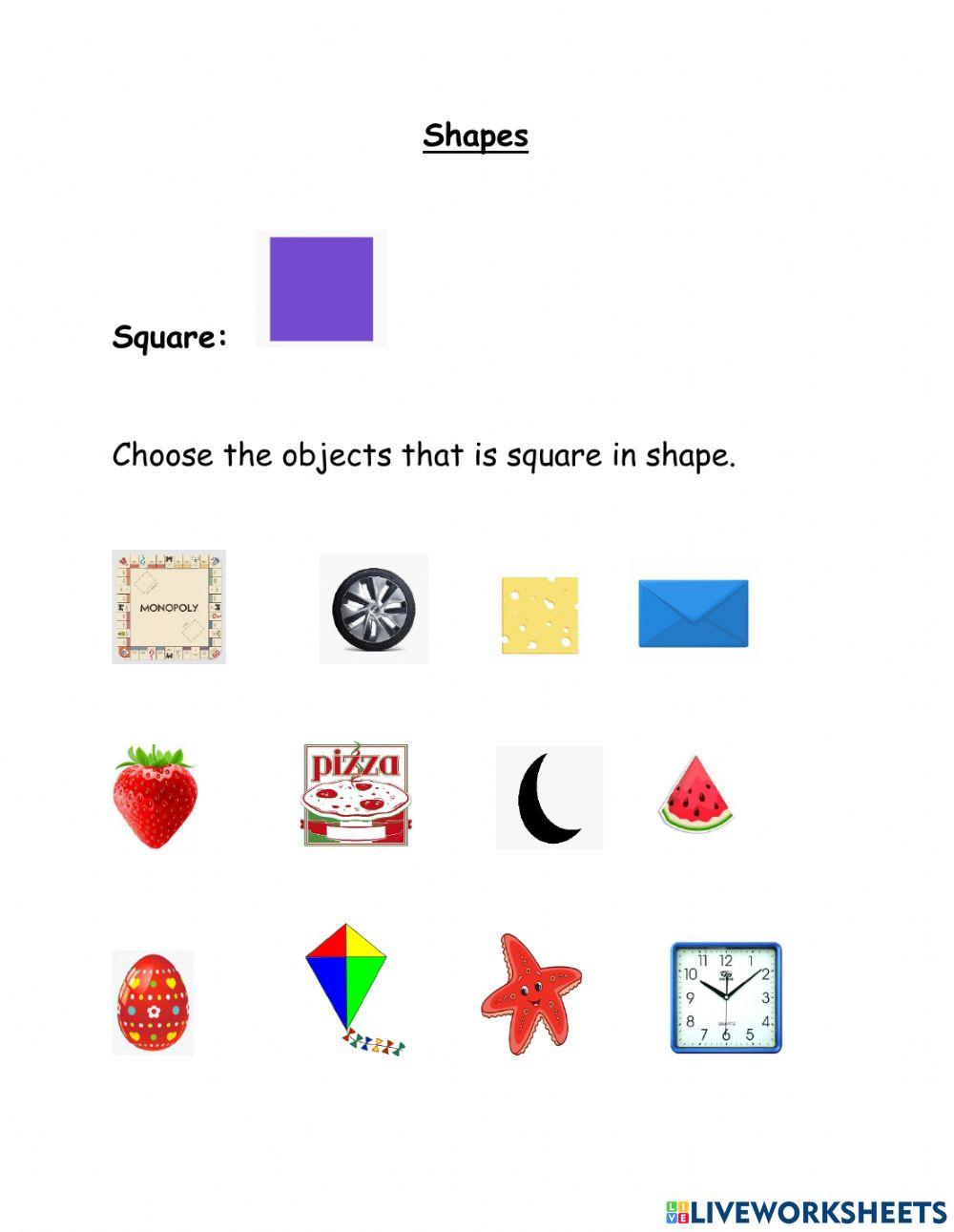 1011089 | Shapes | Nadia Ramdass | LiveWorksheets