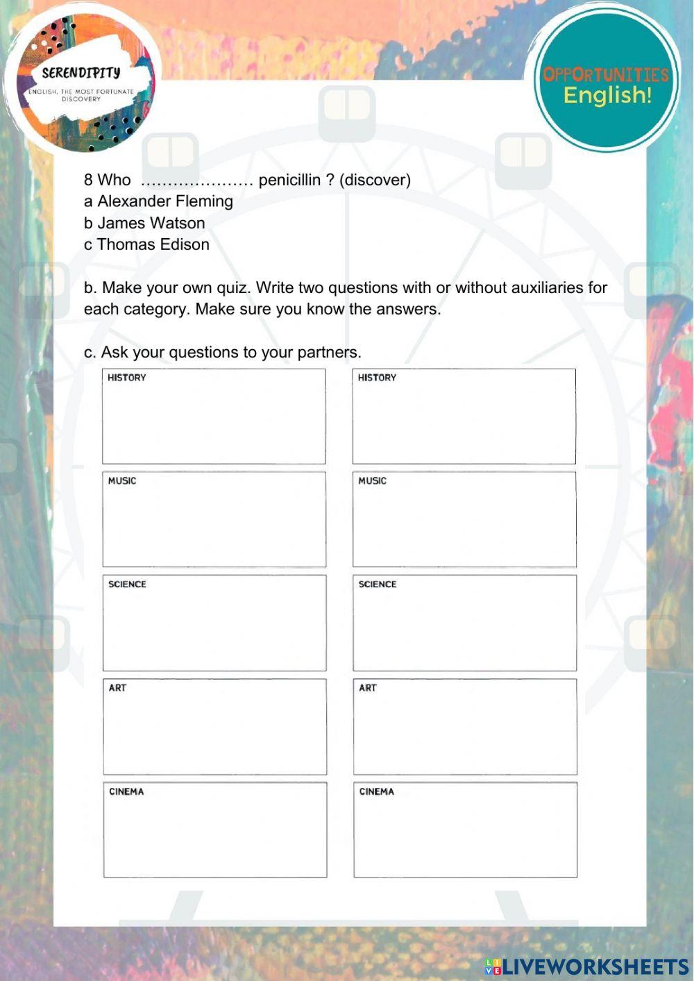 12C pre interme… | Free Interactive Worksheets | 1012099