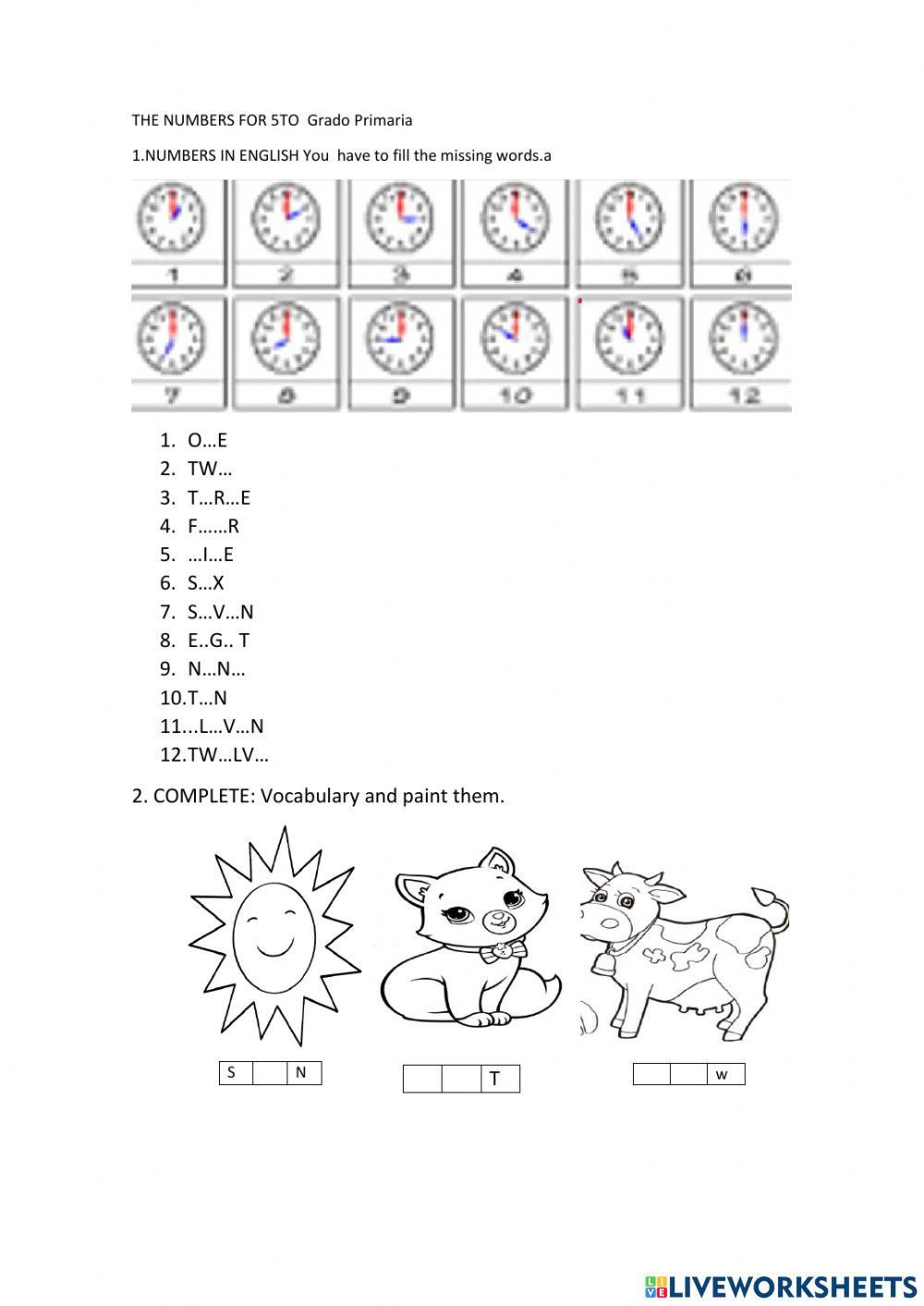 The Numbers vocabulary Worksheet Live Worksheets the-numbers-vocabulary-worksheet-live-worksheets
