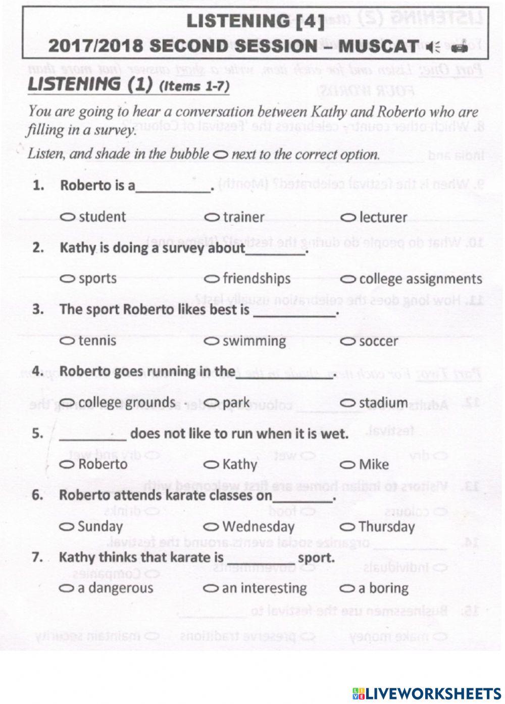 S2 G11 Test 3 worksheet | Live Worksheets