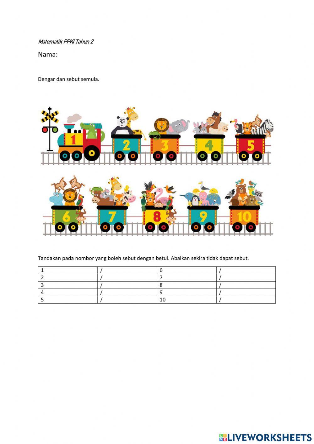 Matematik PPKI online pdf worksheet | Live Worksheets