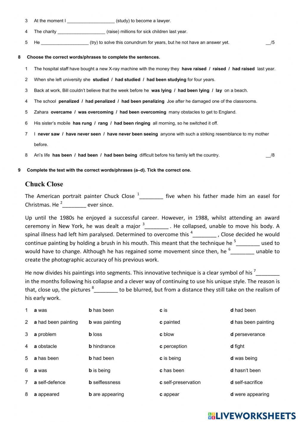 Insight Upper-I… | Free Interactive Worksheets | 5022237