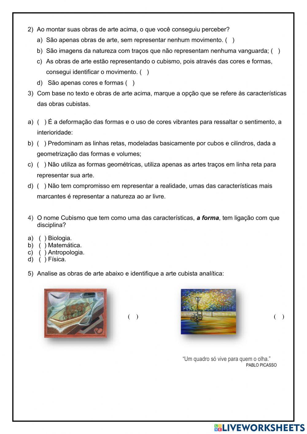 1015663 | Cubismo | Givania | LiveWorksheets