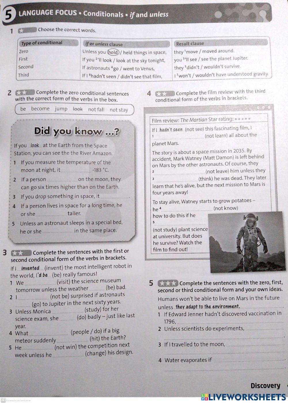 all conditional… | Free Interactive Worksheets | 6598492