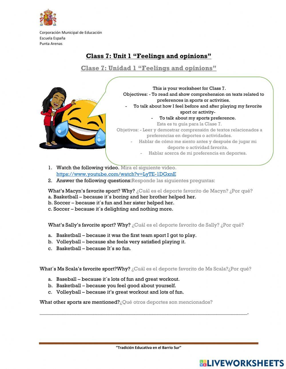 Class 7 - 7th Grade worksheet | Live Worksheets