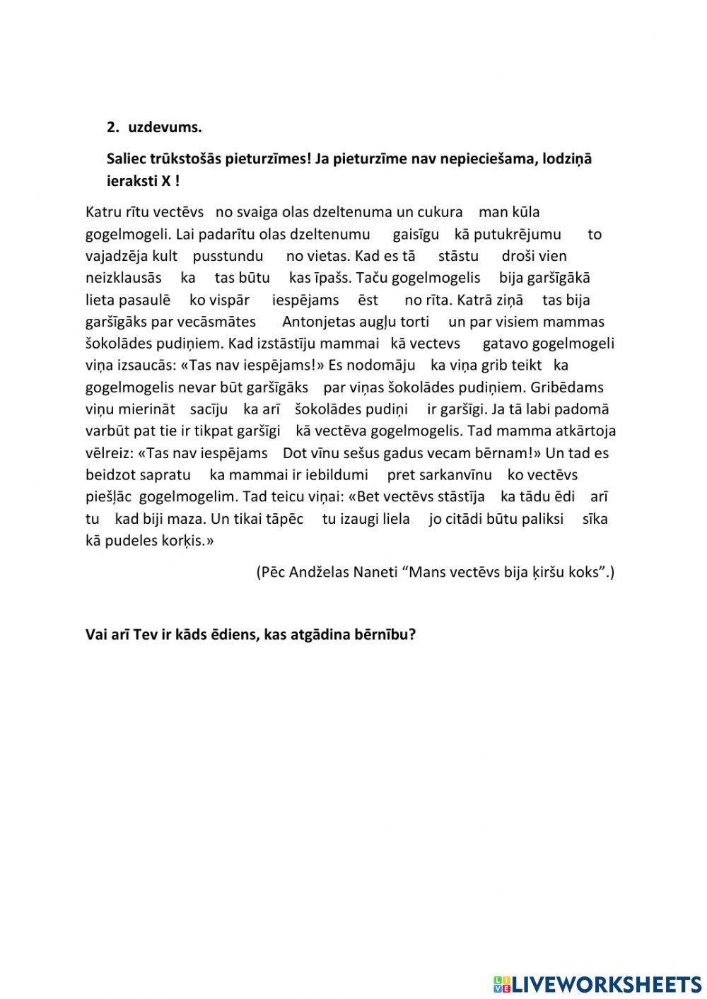 Salikts teikums | Free Interactive Worksheets | 965031