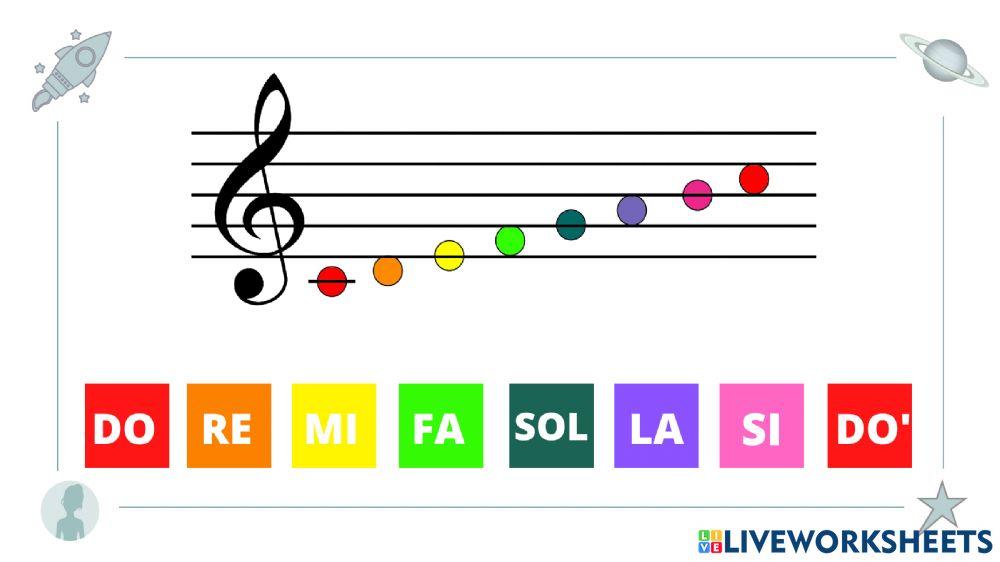 965373 | Notas color | Planet Senyos | LiveWorksheets