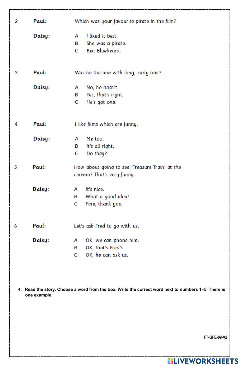 Writing and usage worksheet | Live Worksheets