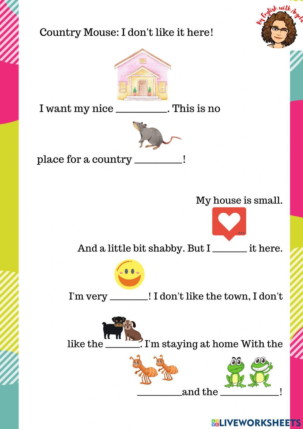 Words online exercise for elementary | Live Worksheets