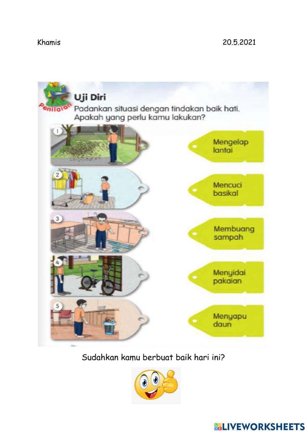 Baik Hati | Free Interactive Worksheets | 1016590