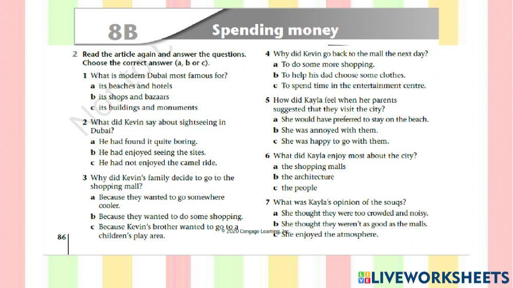 11E 8B WorkBook RDG&LST p.86-87 1016925 | Haifa_Obaid