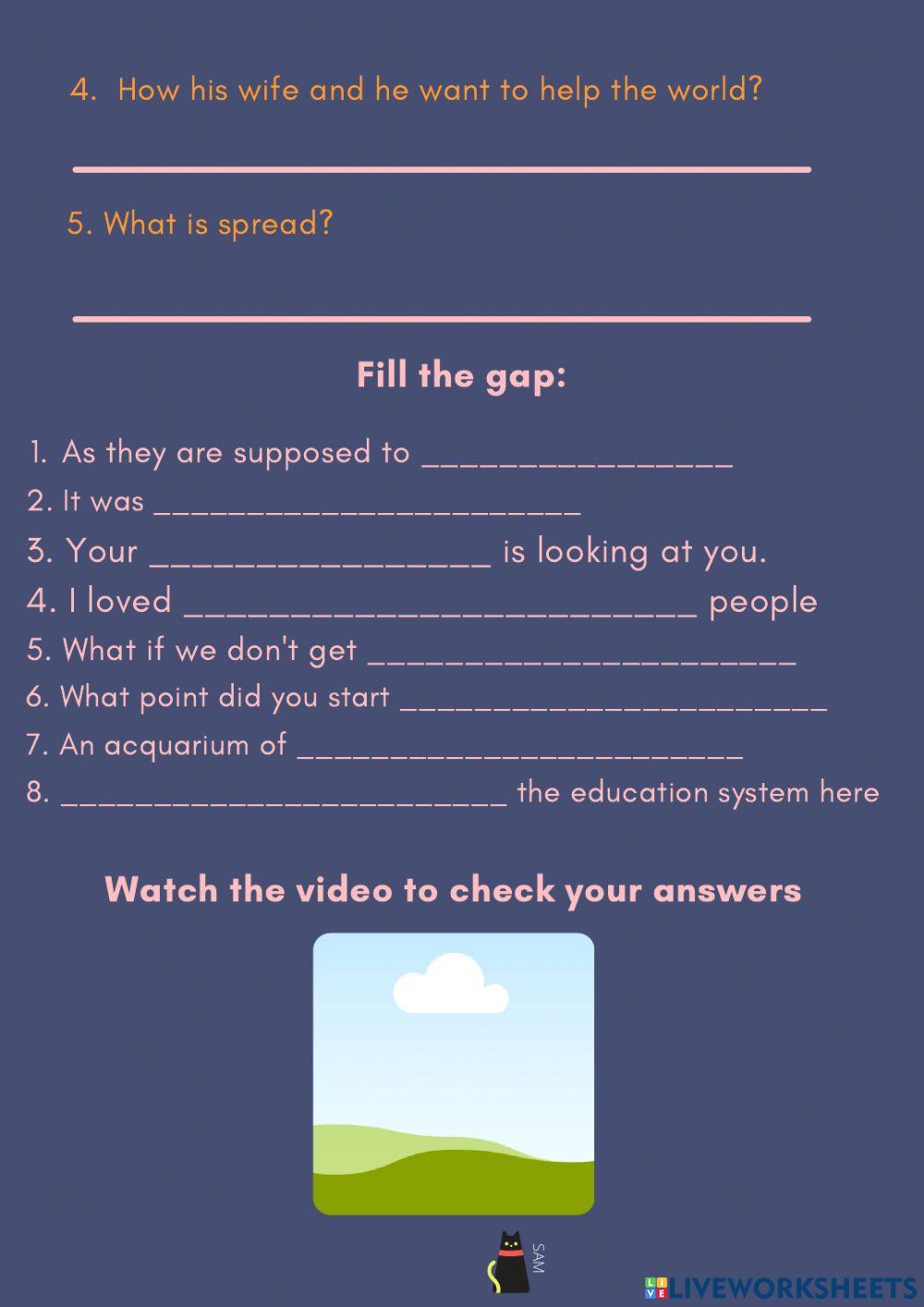 Bill Gates Chats with Ellen for the First Time worksheet | Live Worksheets