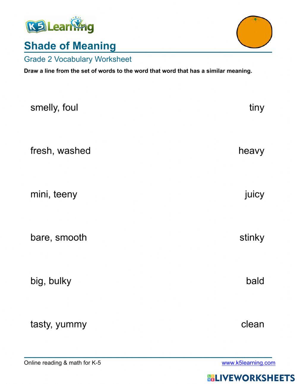 Similar Words 2033 KadraM Live Worksheets similar-words-2033-kadram-live-worksheets