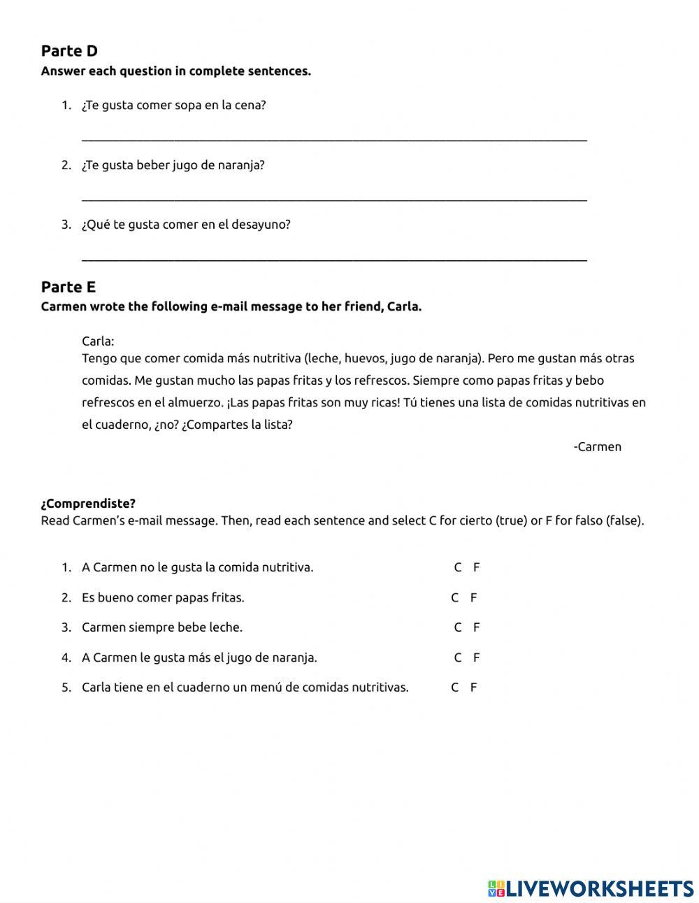 SP 1 Final Study Guide PT 1 worksheet | Live Worksheets