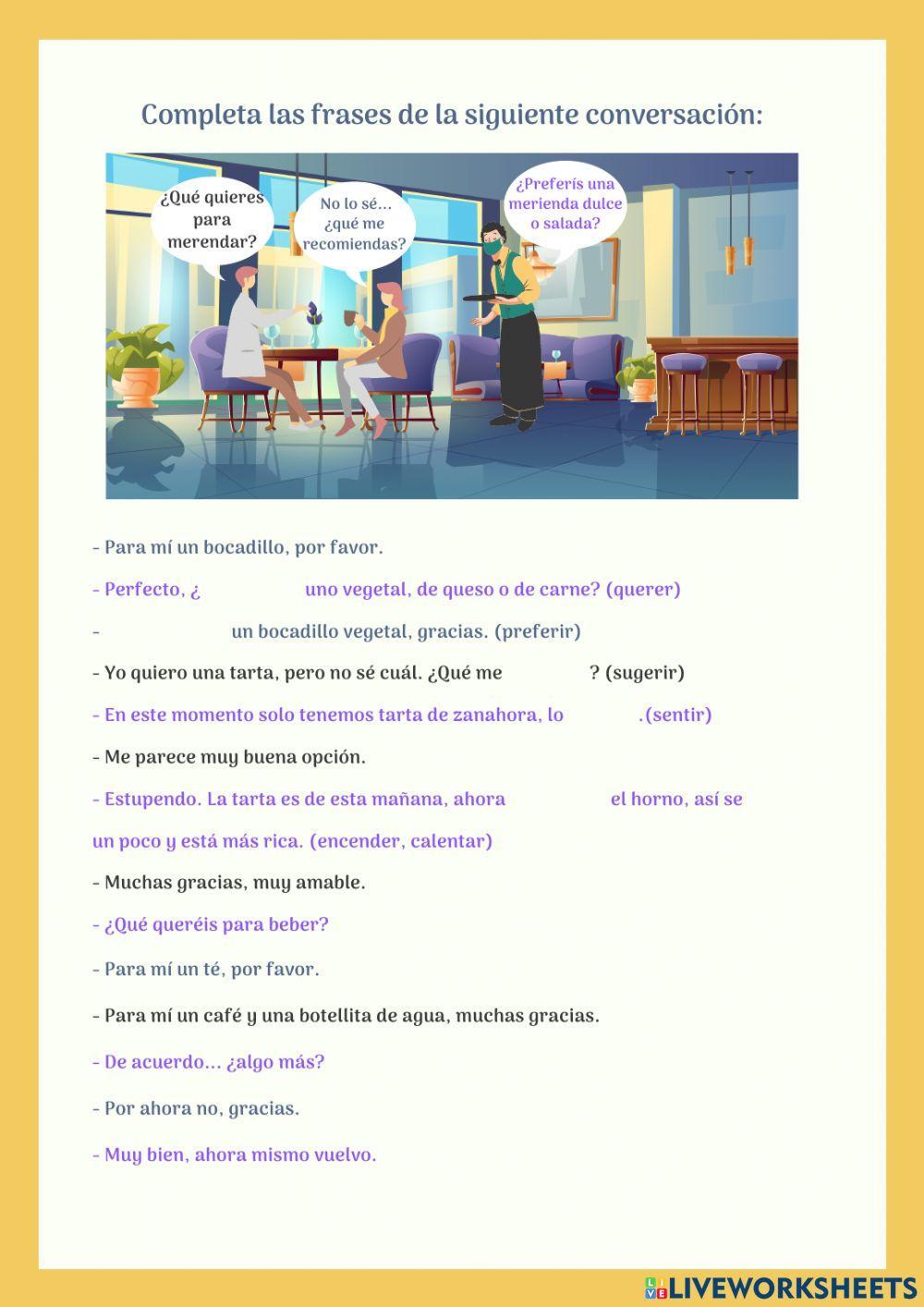 Presente irregu… | Free Interactive Worksheets | 1017925