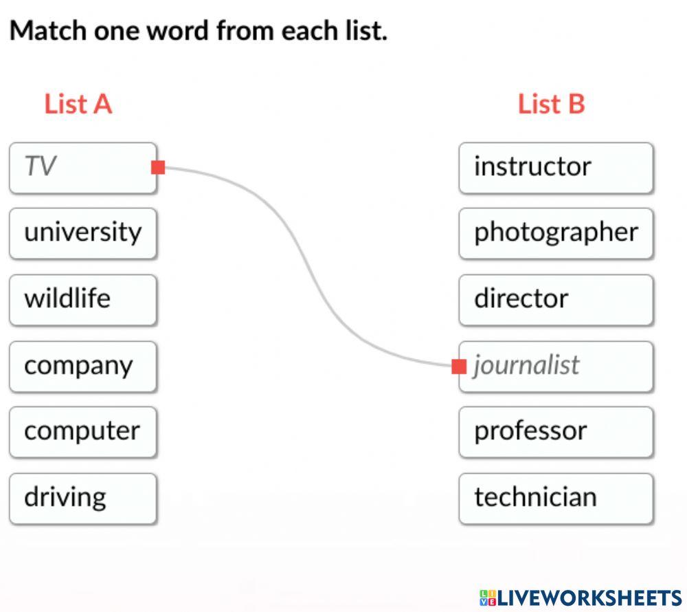 Agent nouns (su… | Free Interactive Worksheets | 1018627